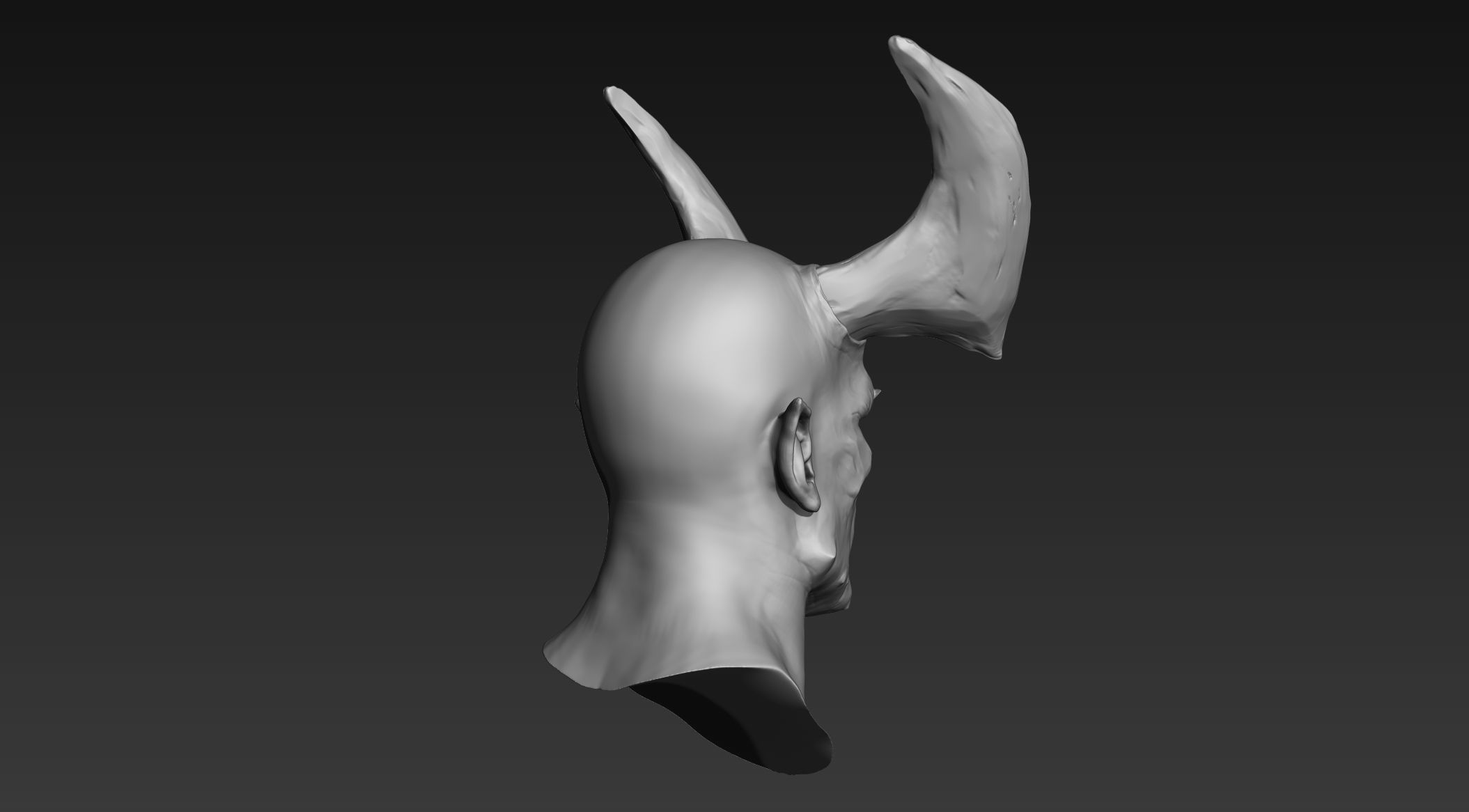 Demon Head 01 3D model | CGTrader