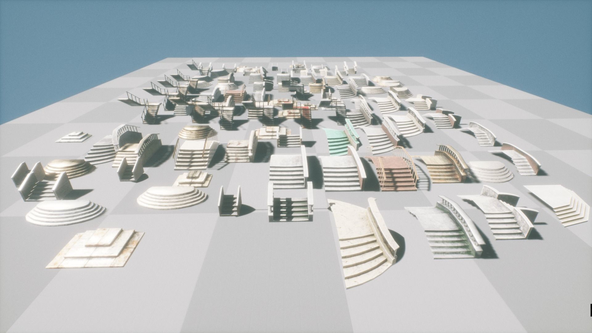 3D model Ornament stairs for UNREAL VR / AR / low-poly | CGTrader