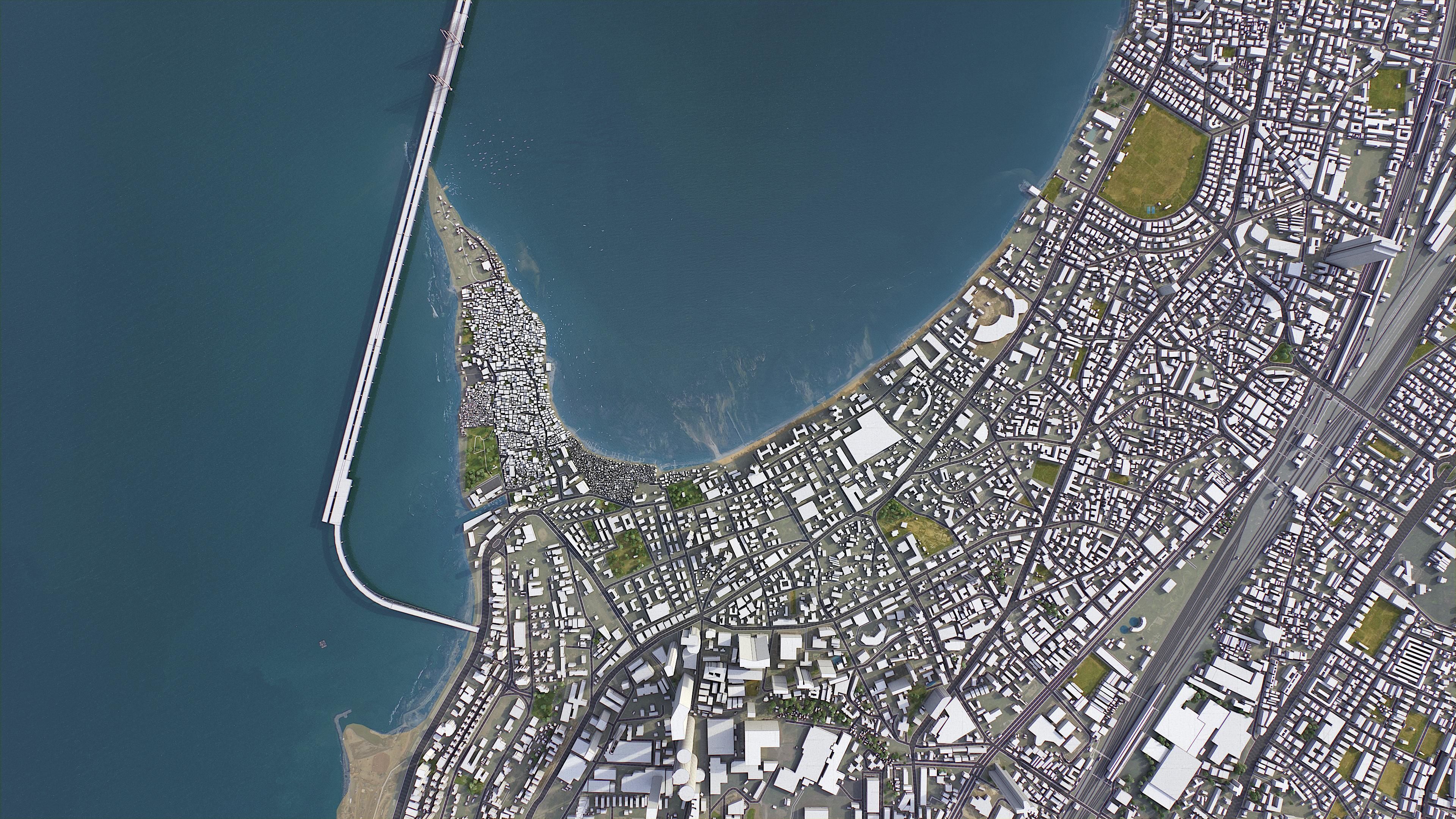 3D model Mumbai - 3D City Model VR / AR / low-poly | CGTrader