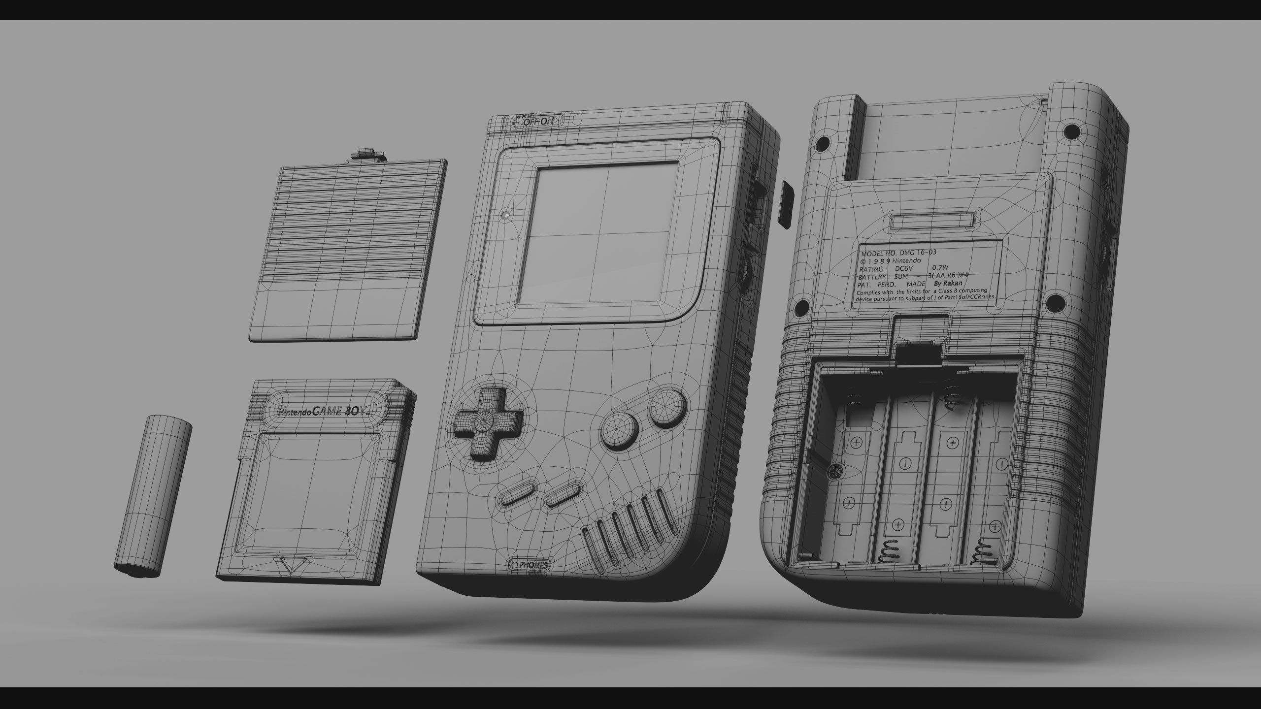 GameBoy nintendo 3D model | CGTrader