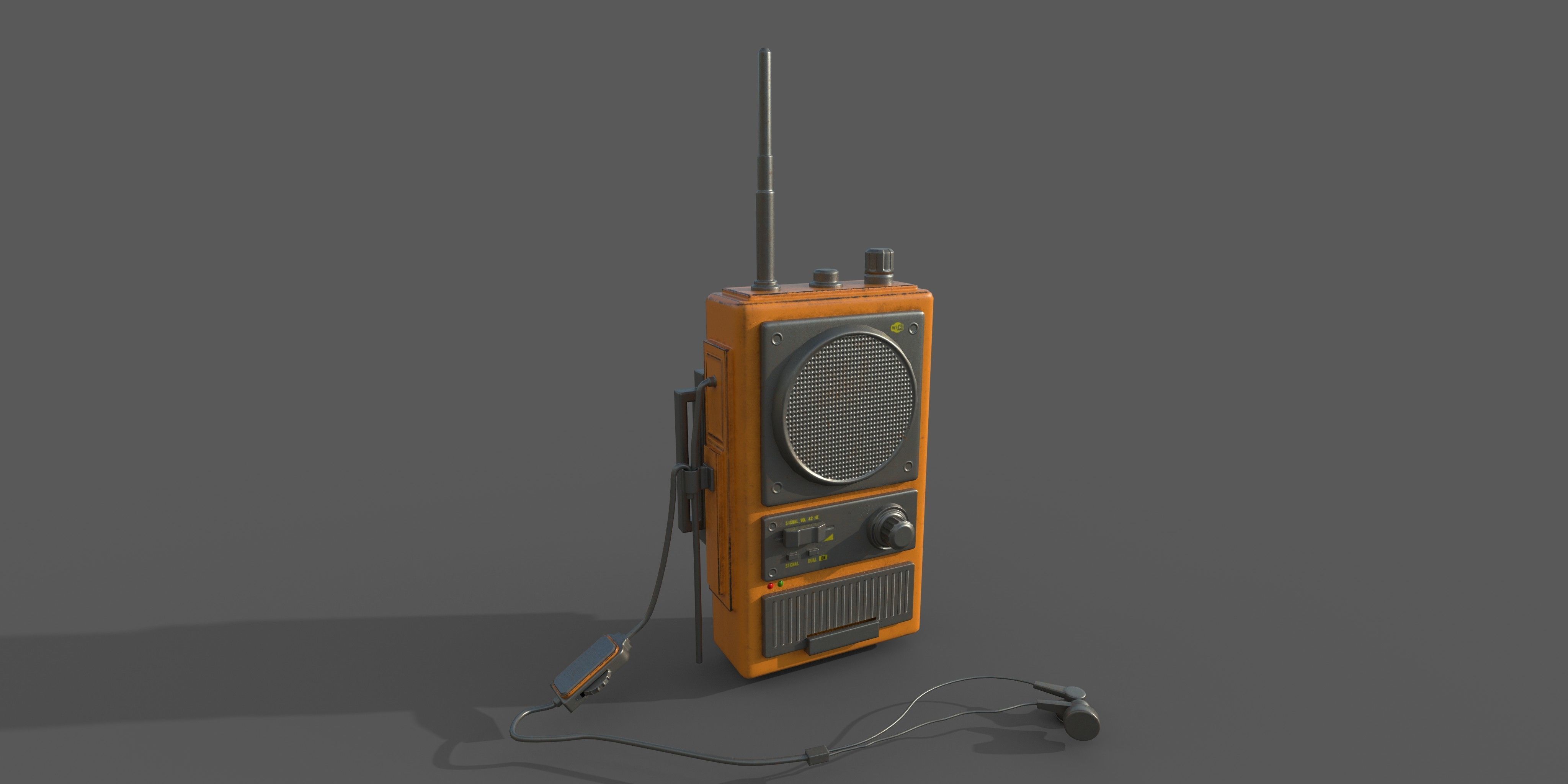 3D model radio wakitaki VR / AR / low-poly | CGTrader