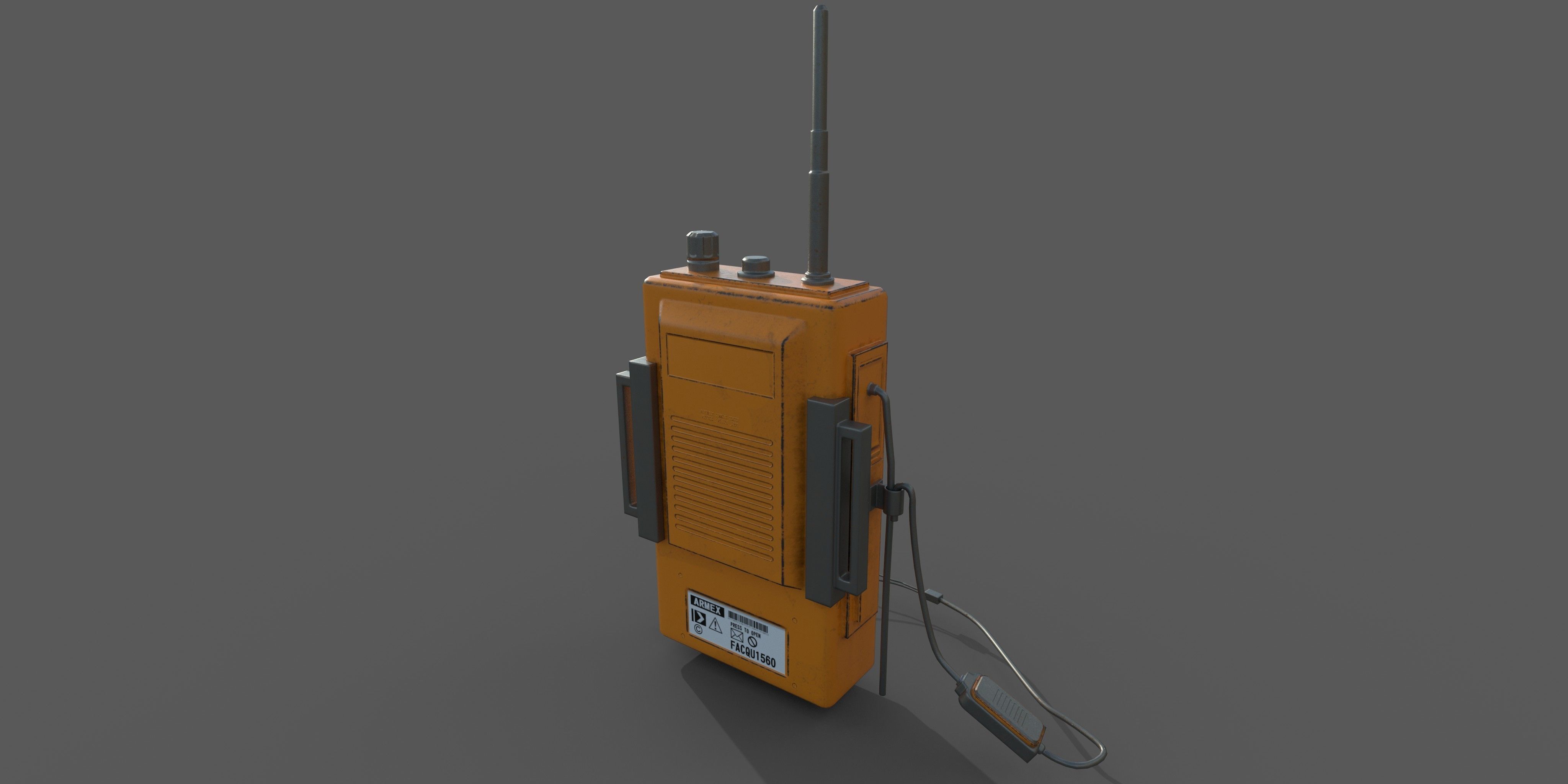 3D model radio wakitaki VR / AR / low-poly | CGTrader