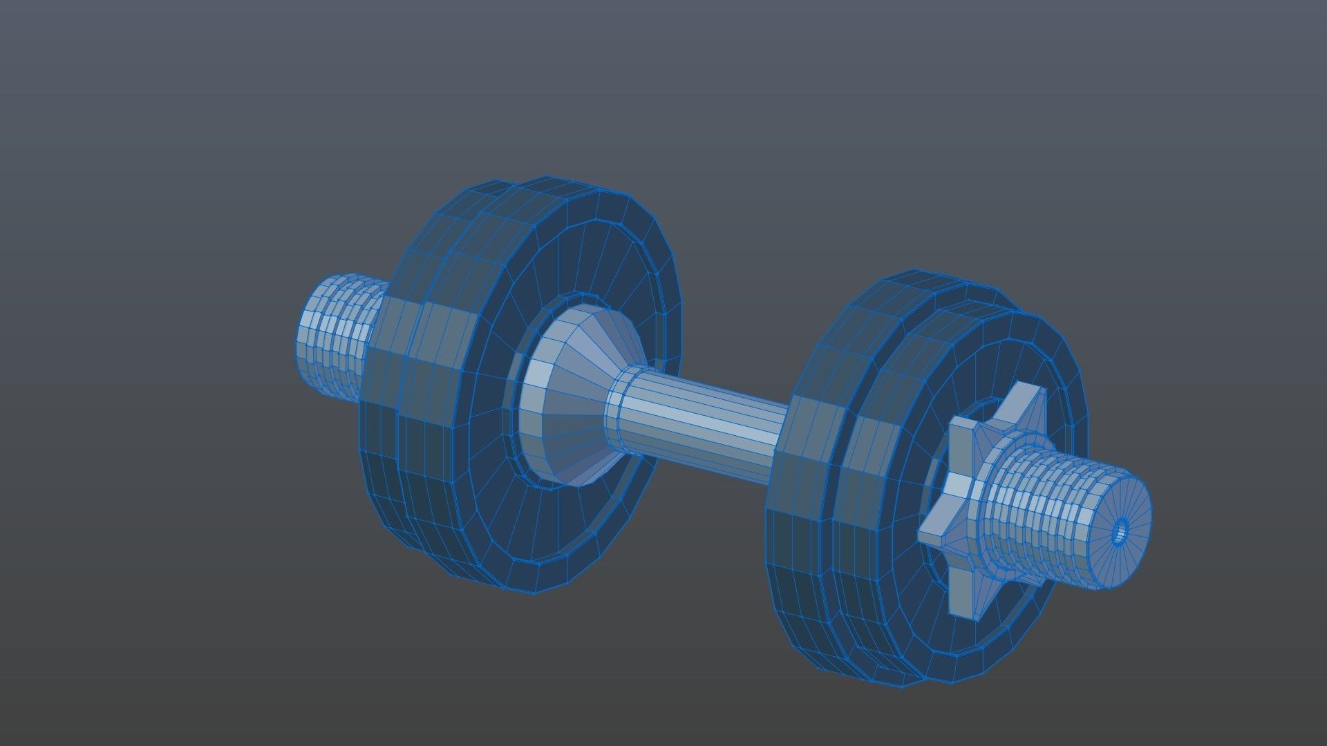 3D model Low poly superhero dumbbells VR / AR / low-poly | CGTrader