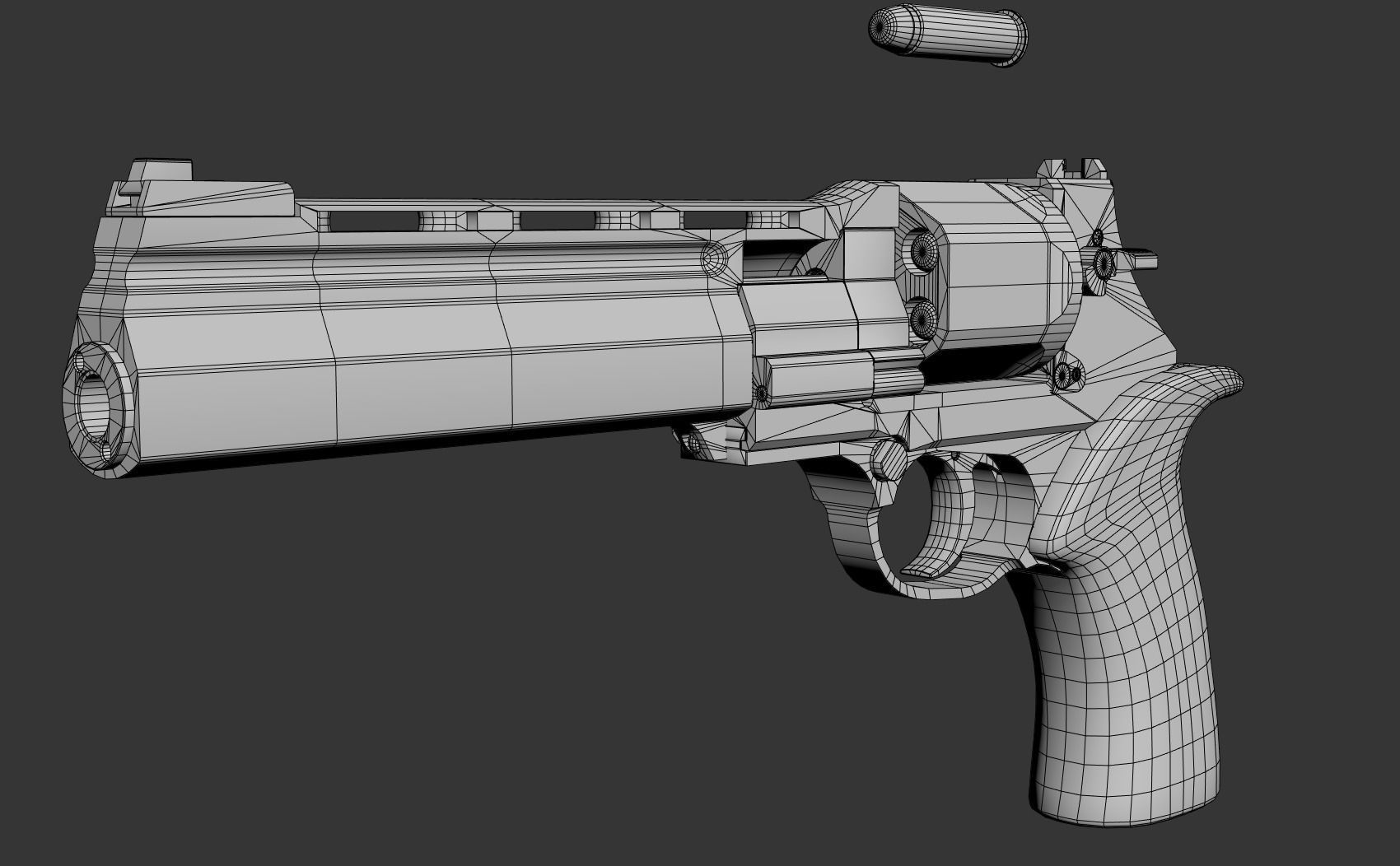 3D model Unica 6 revolver VR / AR / low-poly | CGTrader