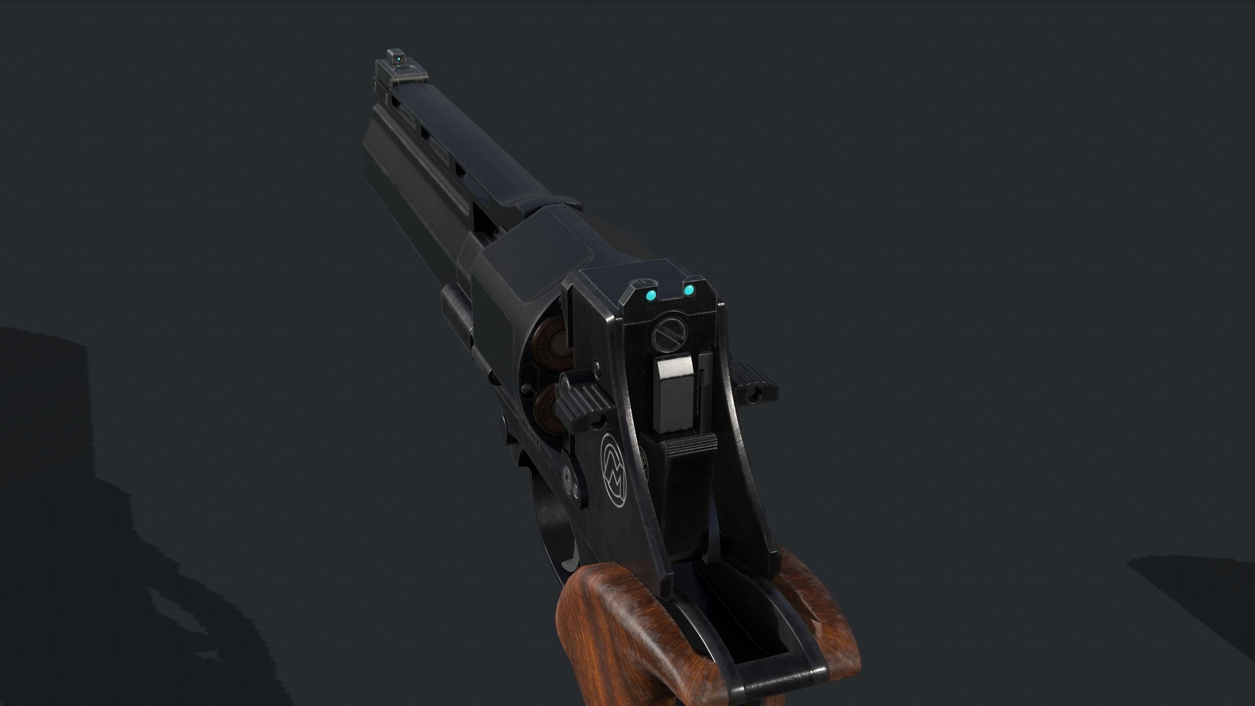 3D model Unica 6 revolver VR / AR / low-poly | CGTrader