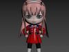 Zero Two chibi figure 3D model | CGTrader