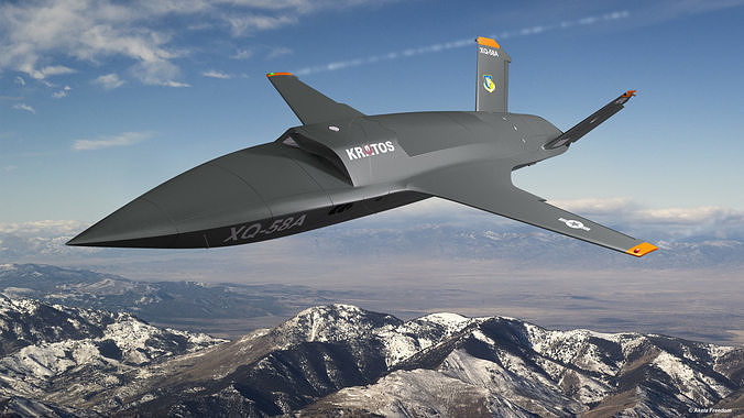 XQ-58 Valkyrie 3D model | CGTrader