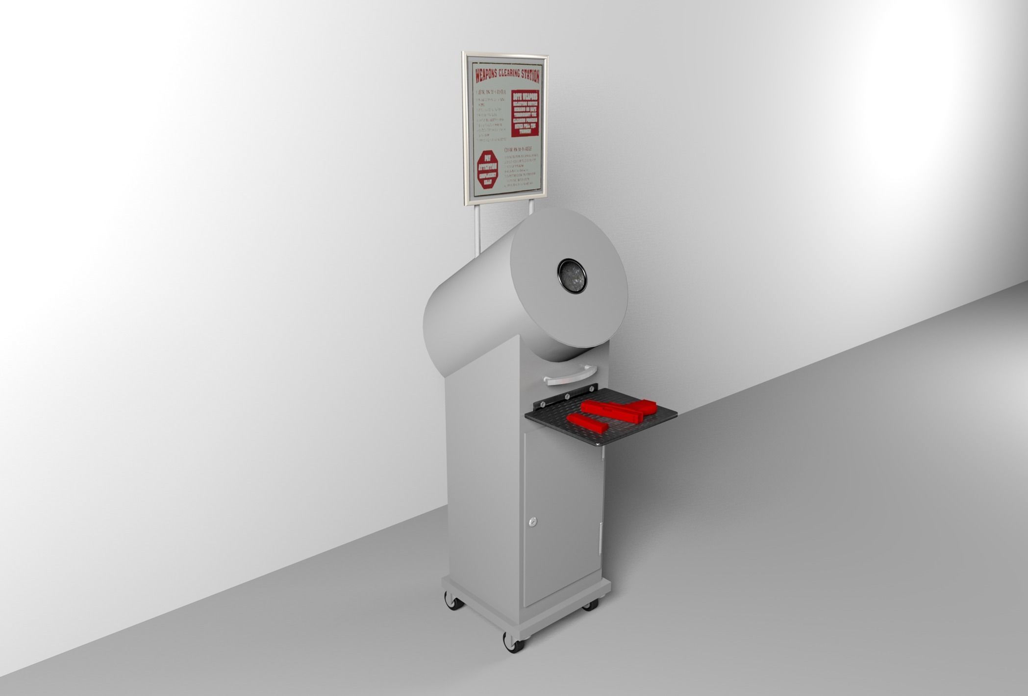 Weapons Clearing Station 3D model | CGTrader