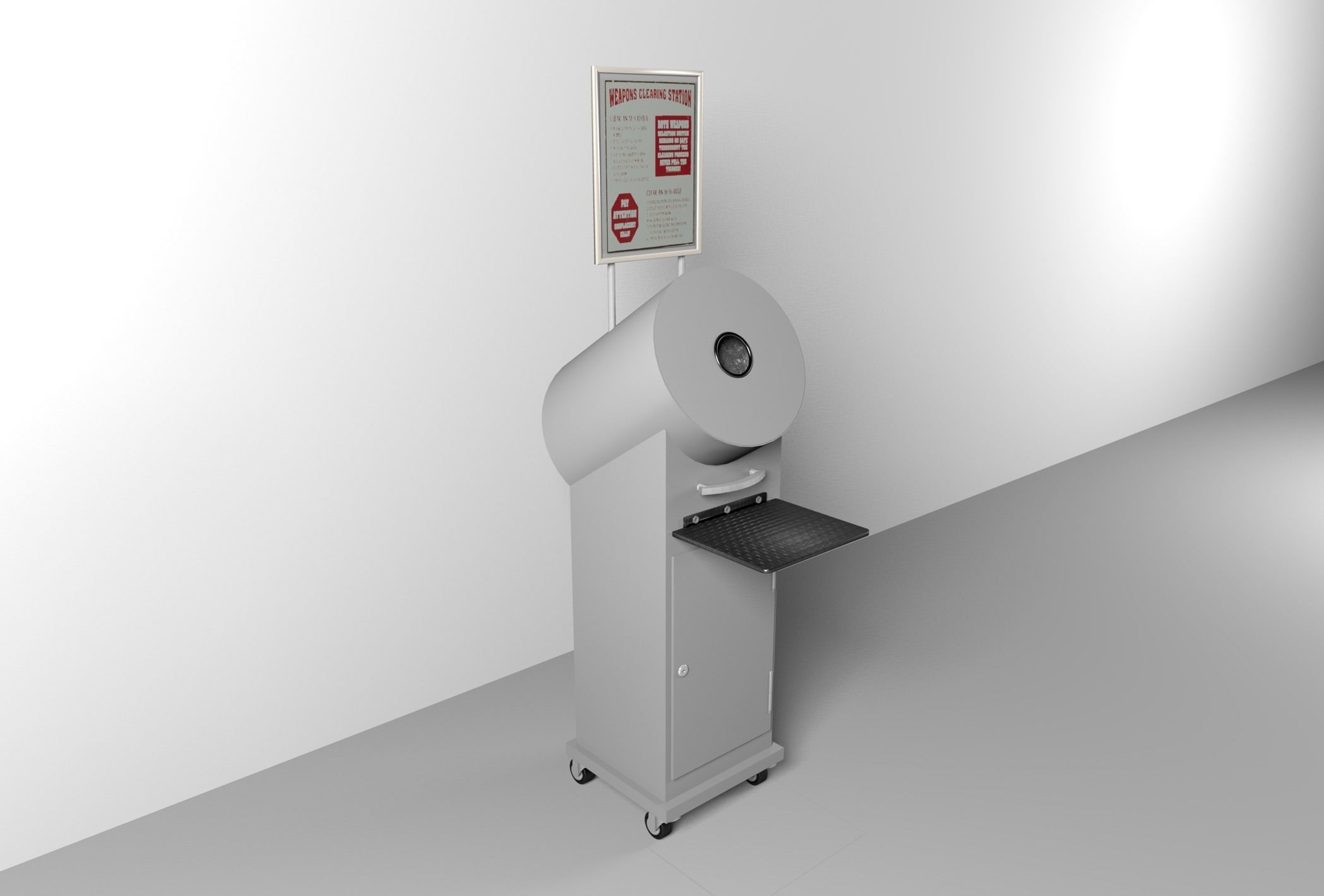 Weapons Clearing Station 3D model | CGTrader