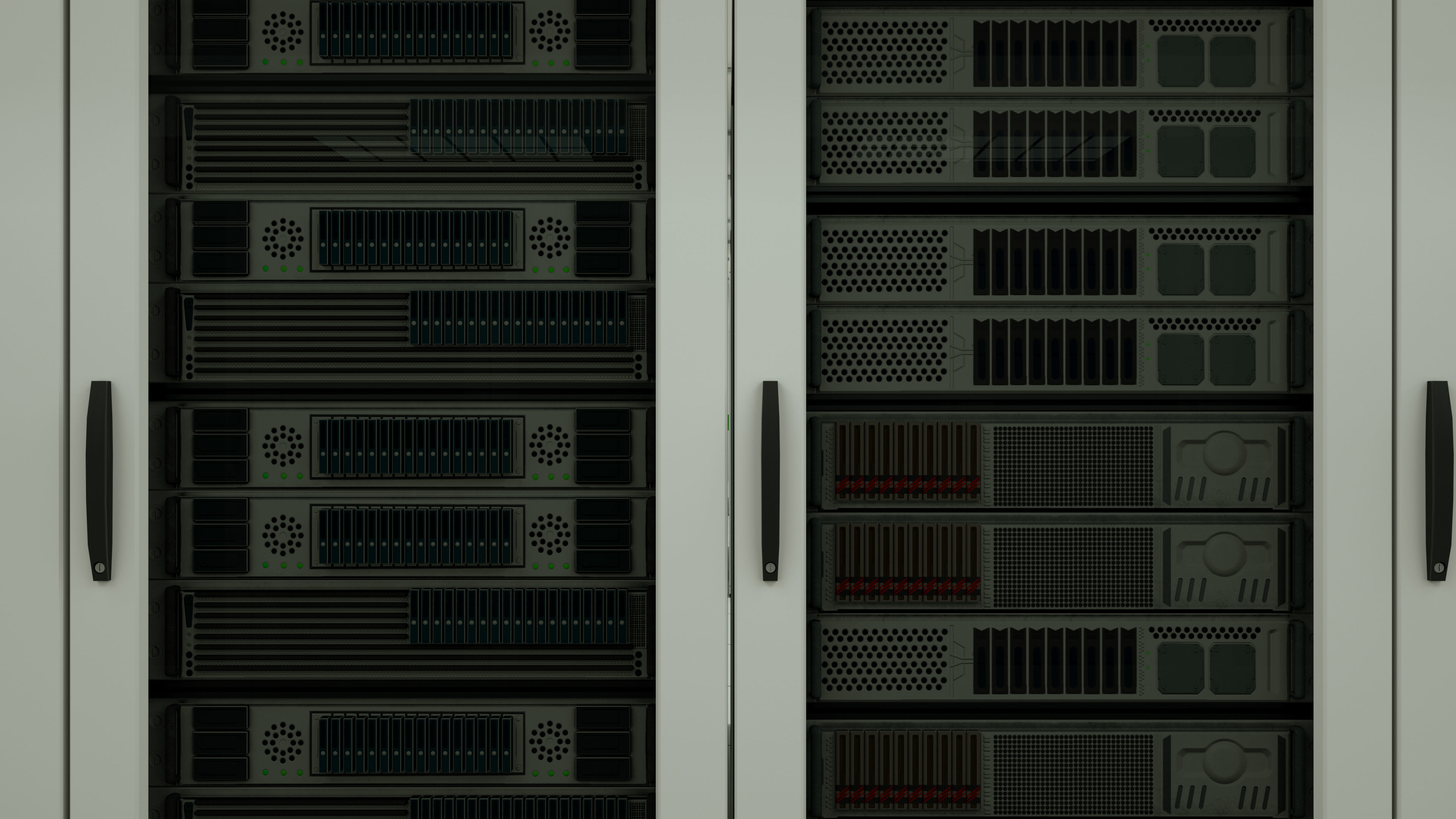 Server room 2 3D model | CGTrader