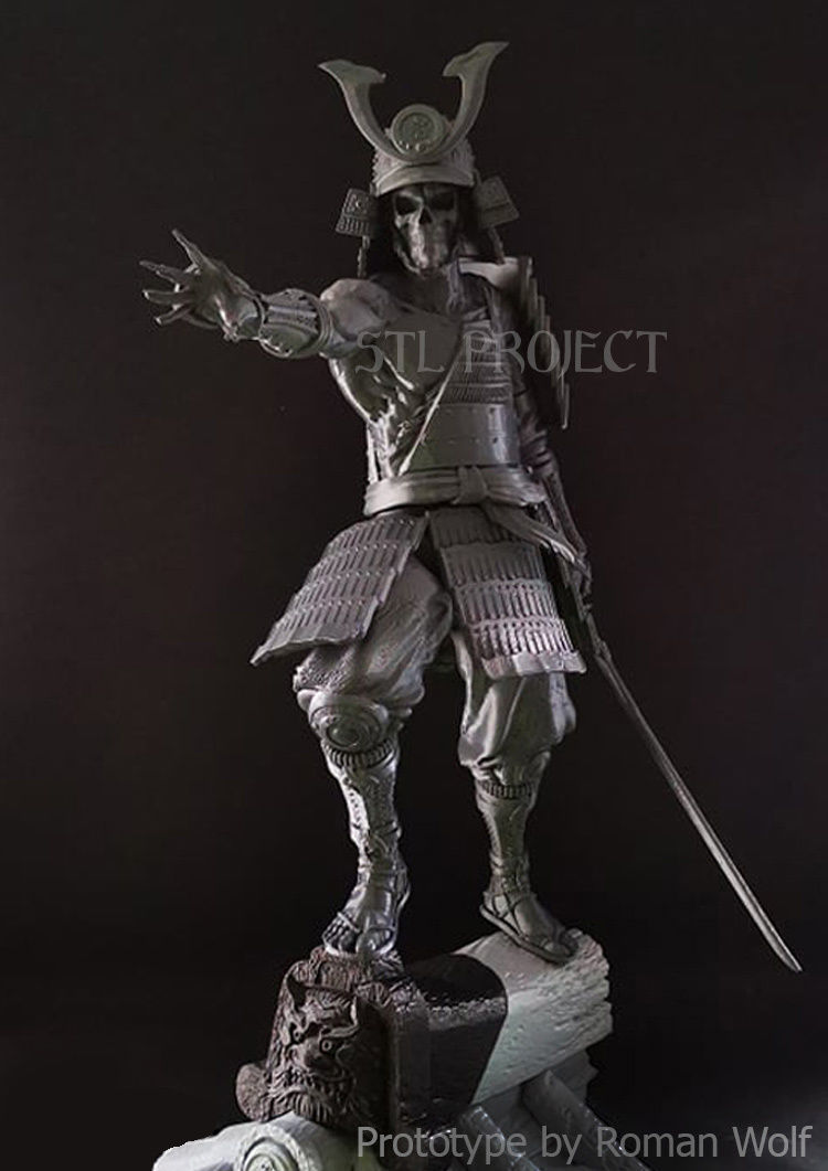 Dead Samurai 3D model 3D printable | CGTrader