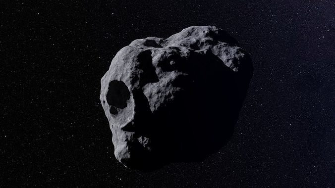 Photorealistic asteroid 3D model | CGTrader