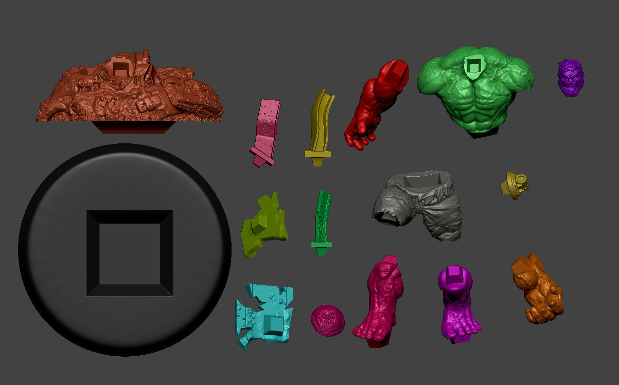hulk smash 3D model 3D printable | CGTrader