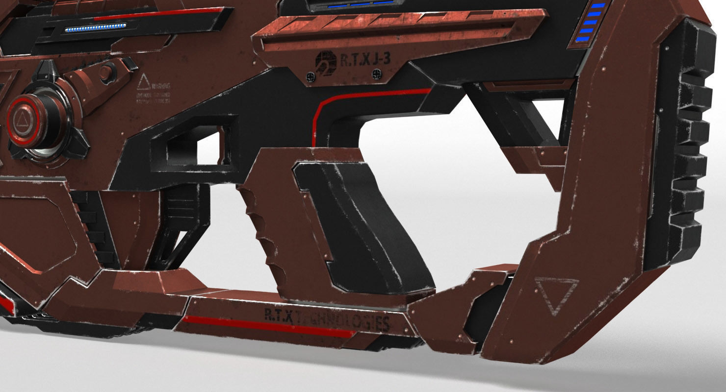 Plasma Rifle RTX J3 3D model | CGTrader