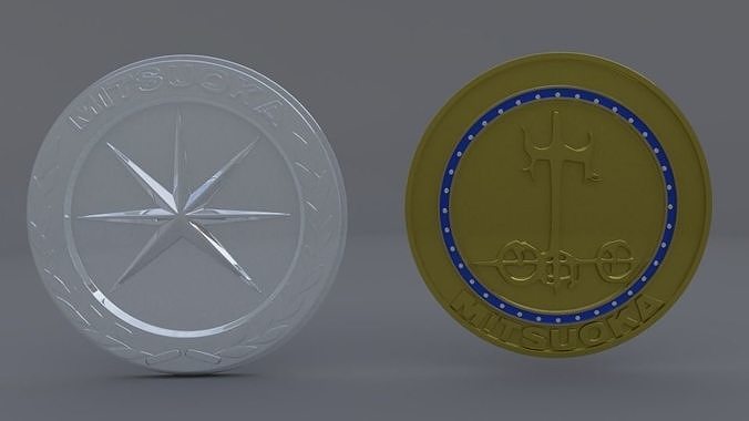 mitsuoka logo 3D model | CGTrader