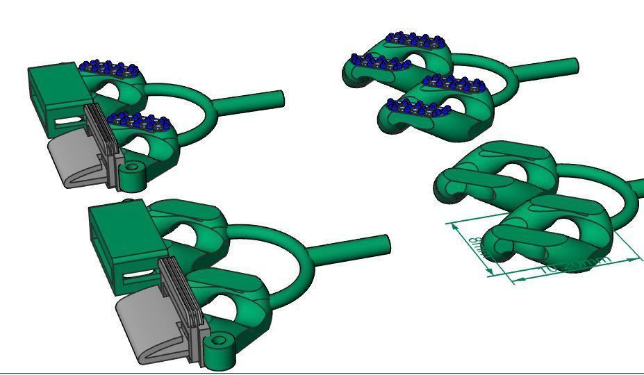 cuban chain necklace bracelet STL 3D model | CGTrader