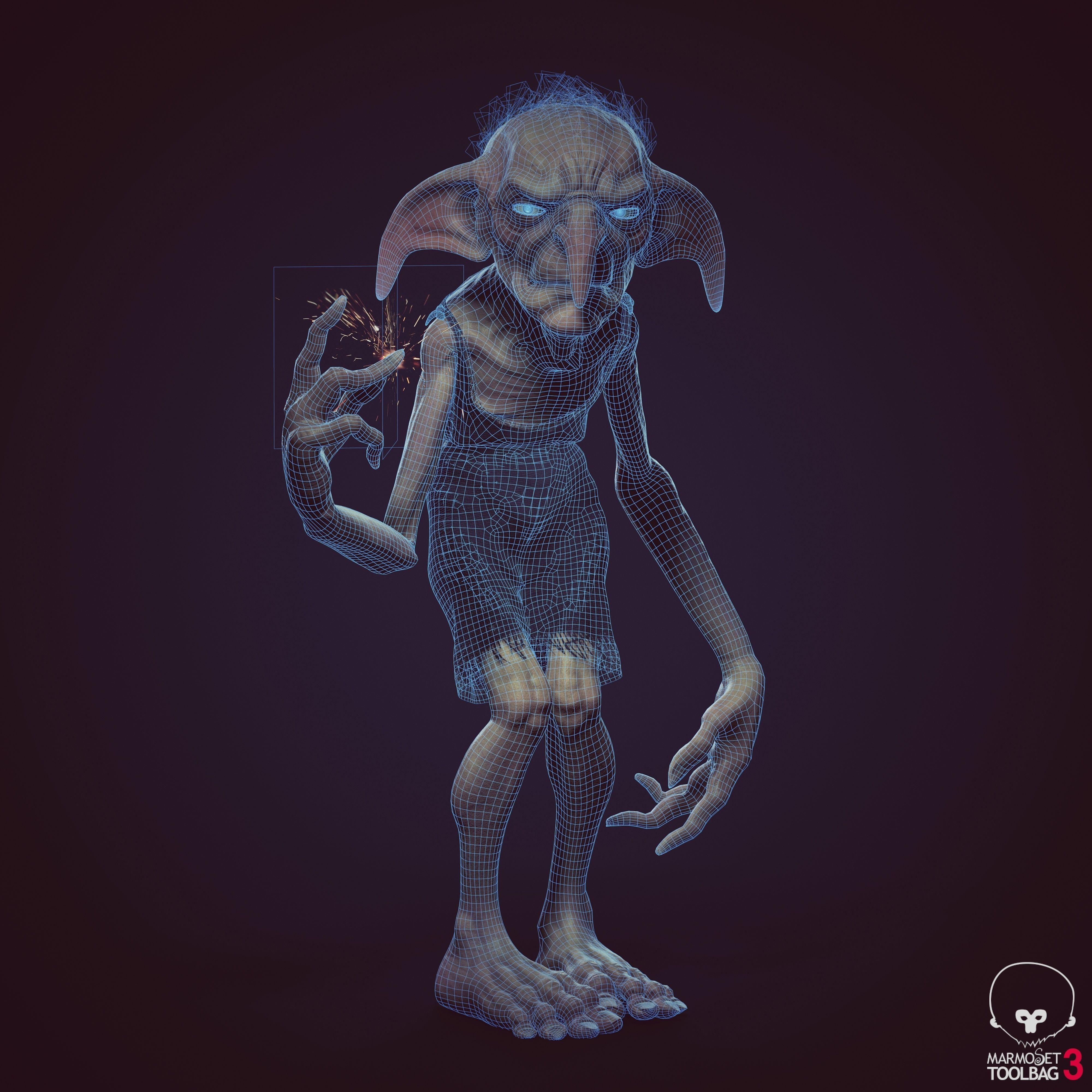 3D model House-Elf Kreacher VR / AR / low-poly | CGTrader