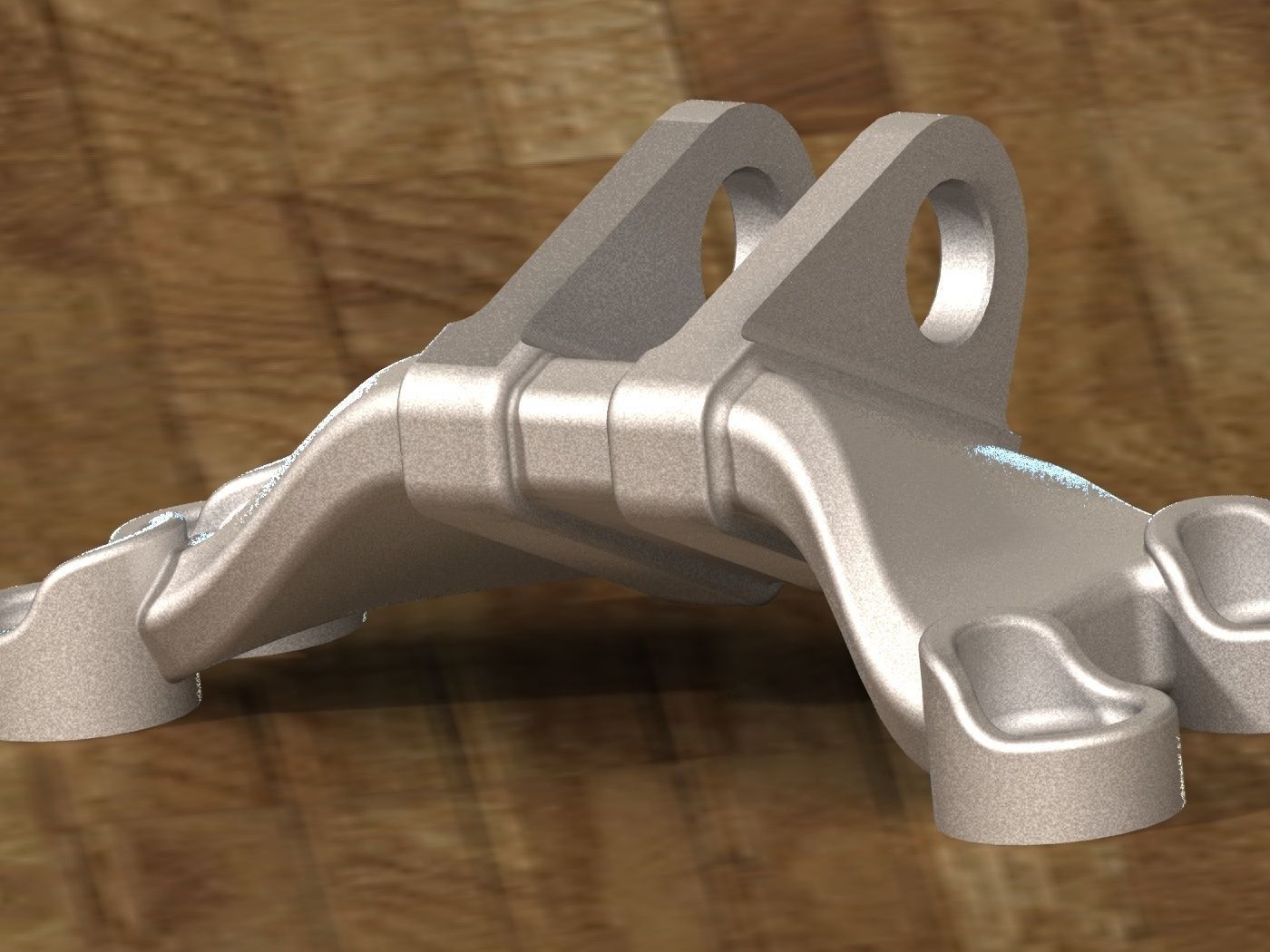 GE jet engine bracket V2 free 3D model | CGTrader
