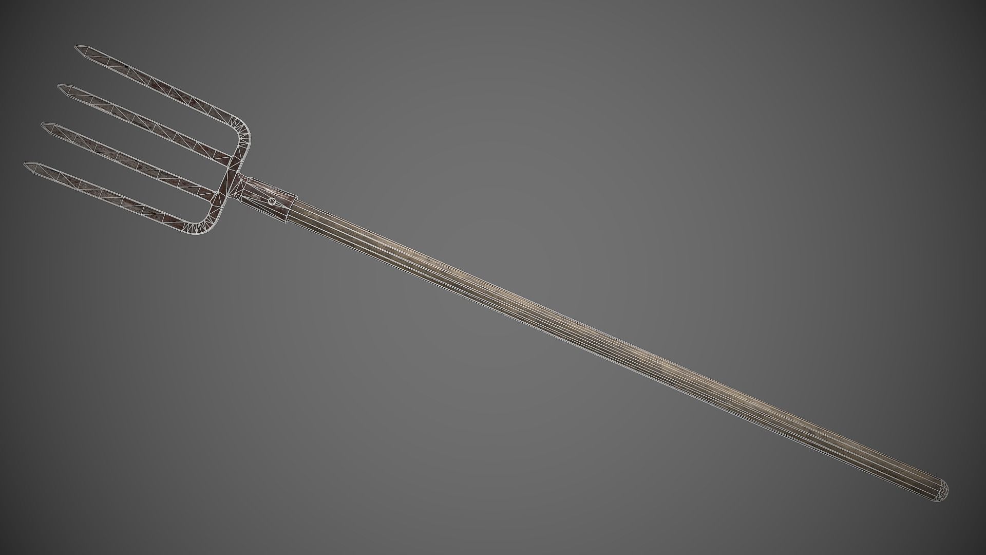 3D model Pitchfork VR / AR / low-poly | CGTrader
