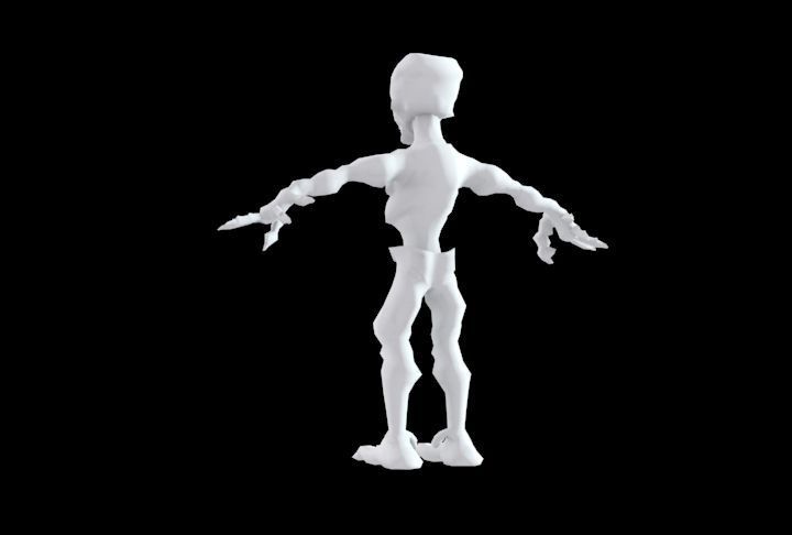 3D model Alien Character Low Poly VR / AR / low-poly | CGTrader