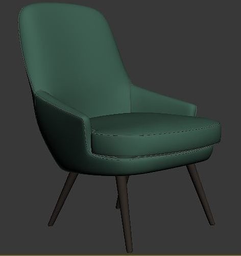 Reception Chair free 3D model | CGTrader