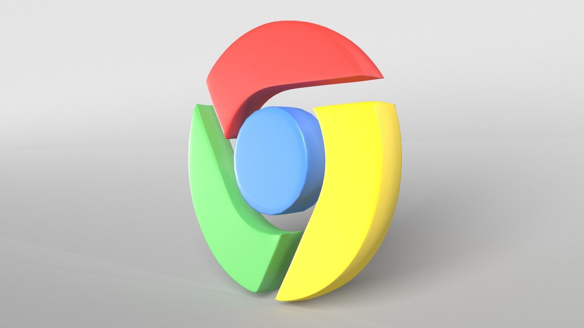 Chrome Logo Pack 01 free VR / AR / low-poly 3D model | CGTrader