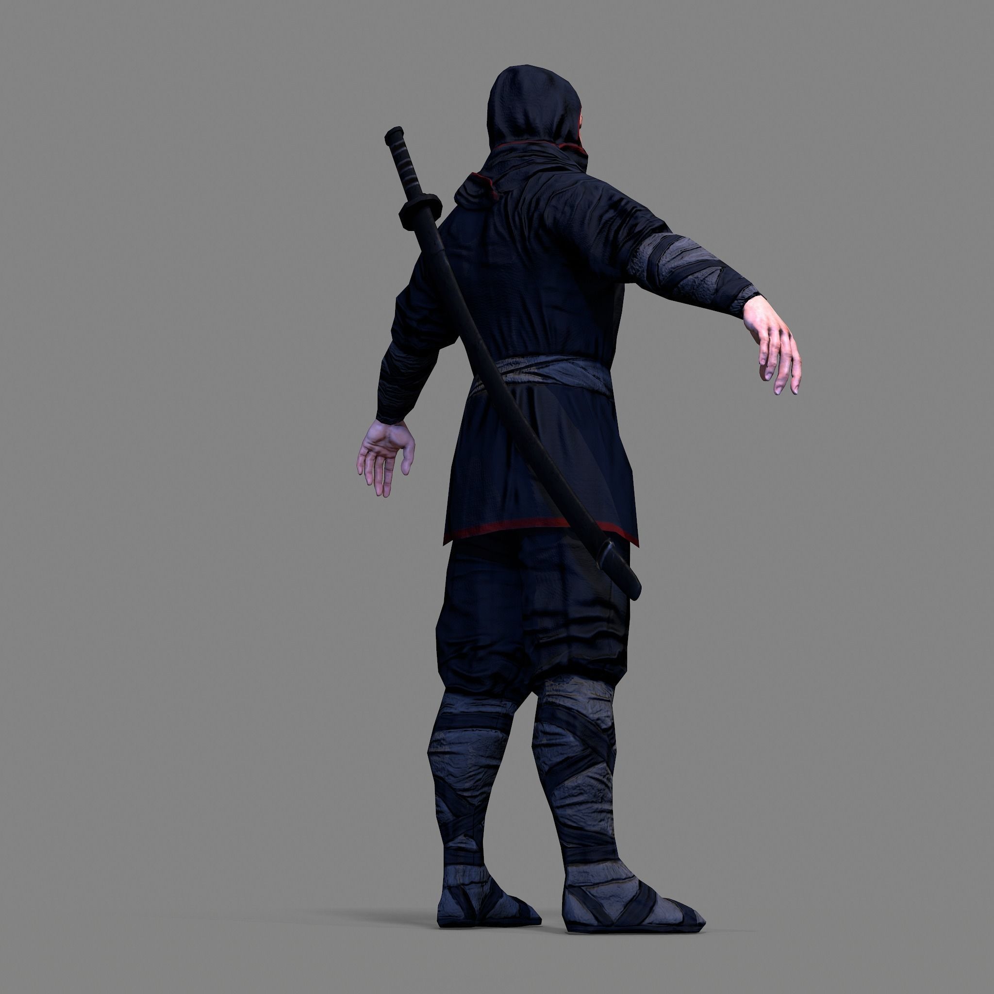 3D model Ninja VR / AR / low-poly | CGTrader