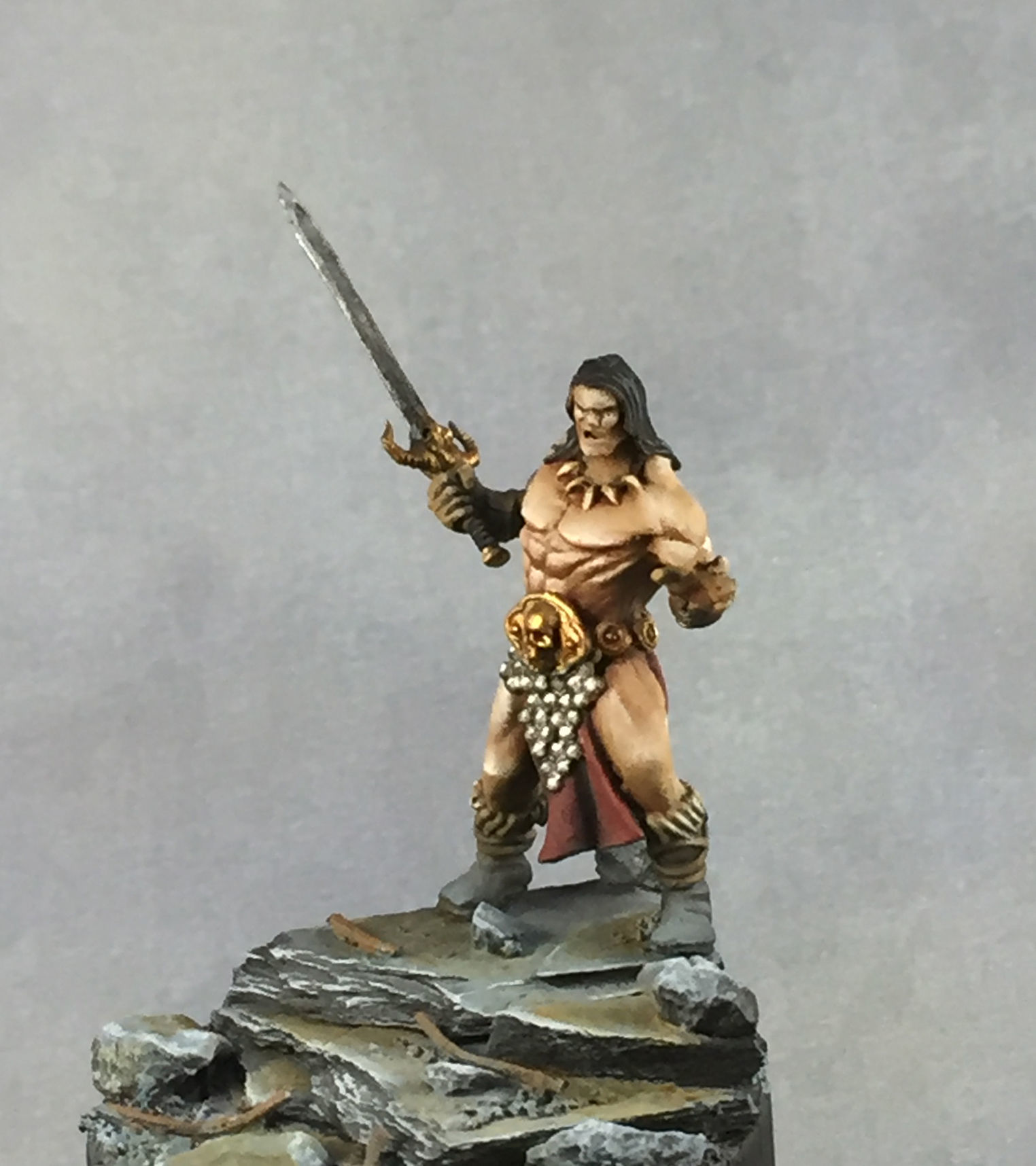 Barbarian bundle - 7 miniatures - 35mm scale 3D model 3D printable ...