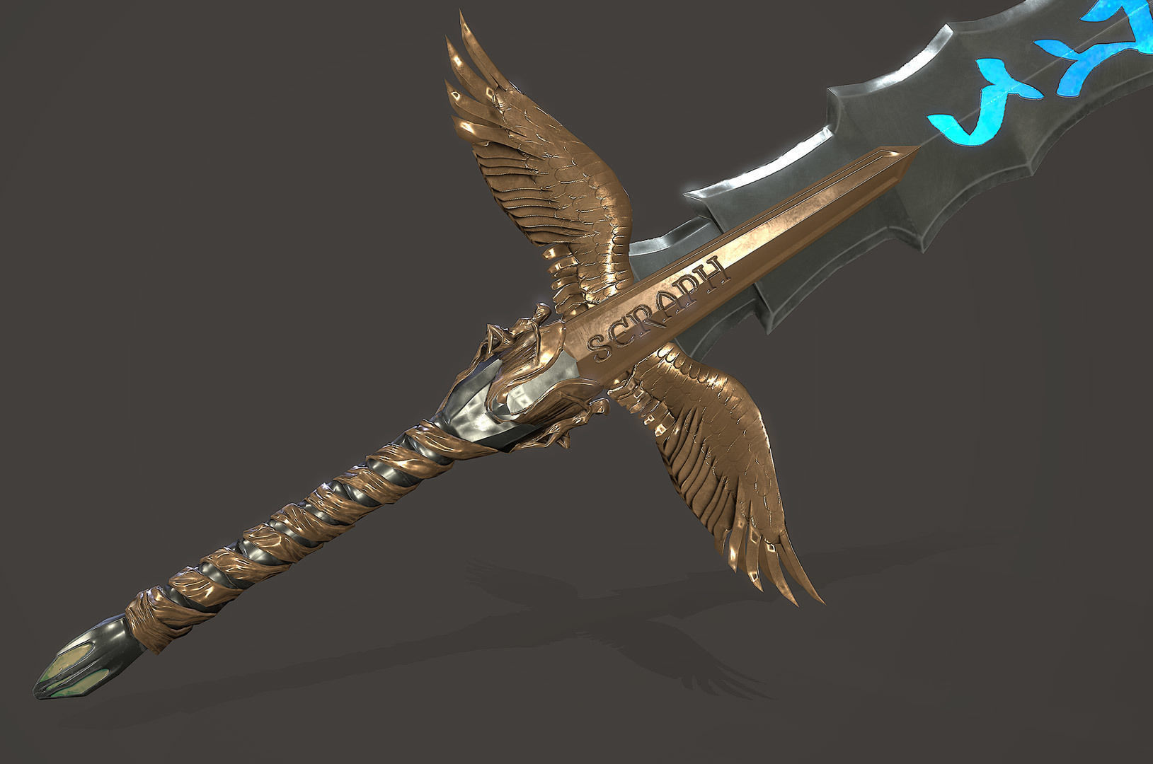 3D model Sword of Heaven VR / AR / low-poly | CGTrader