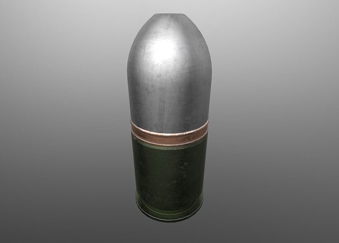 3D model 40mm grenade M7XX VR / AR / low-poly | CGTrader