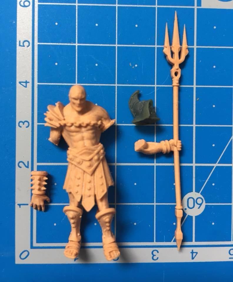 Gladiator bundle - 4 miniatures 35 mm scale 3D model 3D printable ...