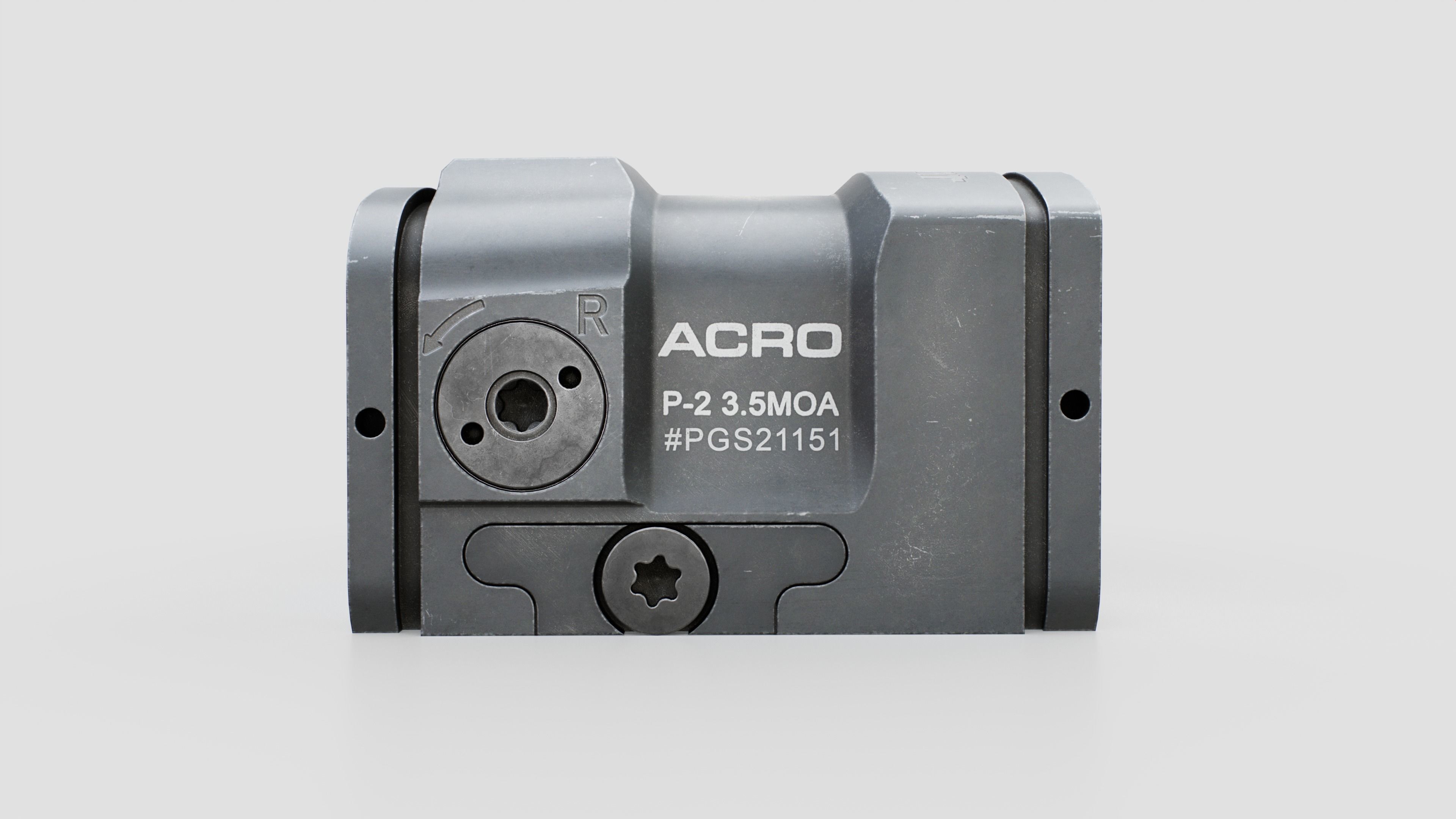 3D model Aimpoint ACRO P2 Advanced Compact Reflex Optic VR / AR / low ...