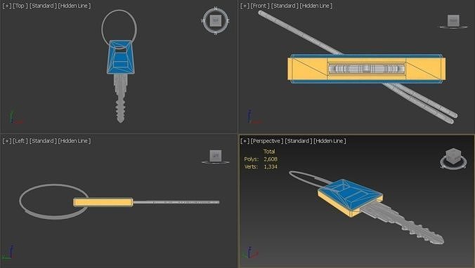 Key Model free VR / AR / low-poly 3D model | CGTrader