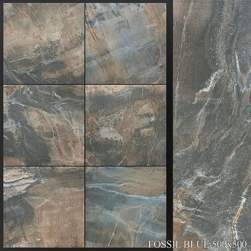 ABK Fossil Blue 500x500 3D model | CGTrader