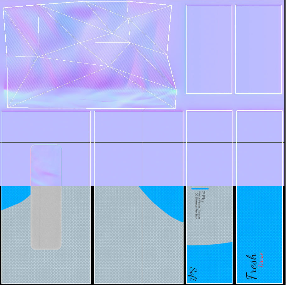 3D model Facial Tissue Box - Game Ready - VR AR VR / AR / low-poly ...