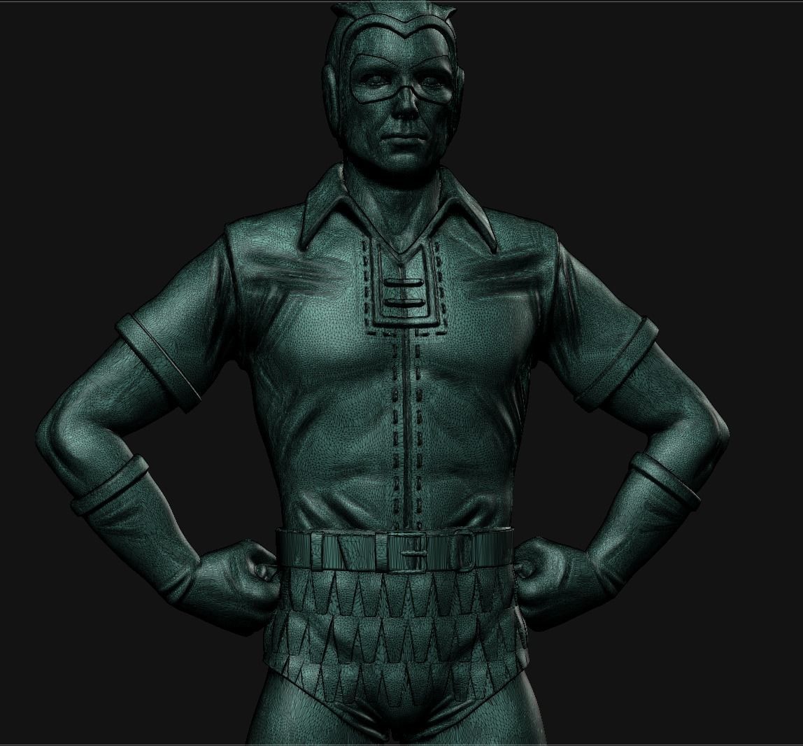 Watchmen statue 3D model 3D printable | CGTrader