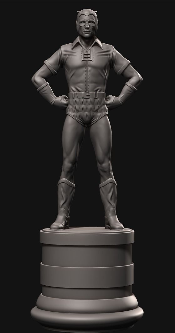 Watchmen statue 3D model 3D printable | CGTrader