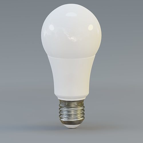 3D model LED Frosted Classic Light Bulb VR / AR / low-poly | CGTrader
