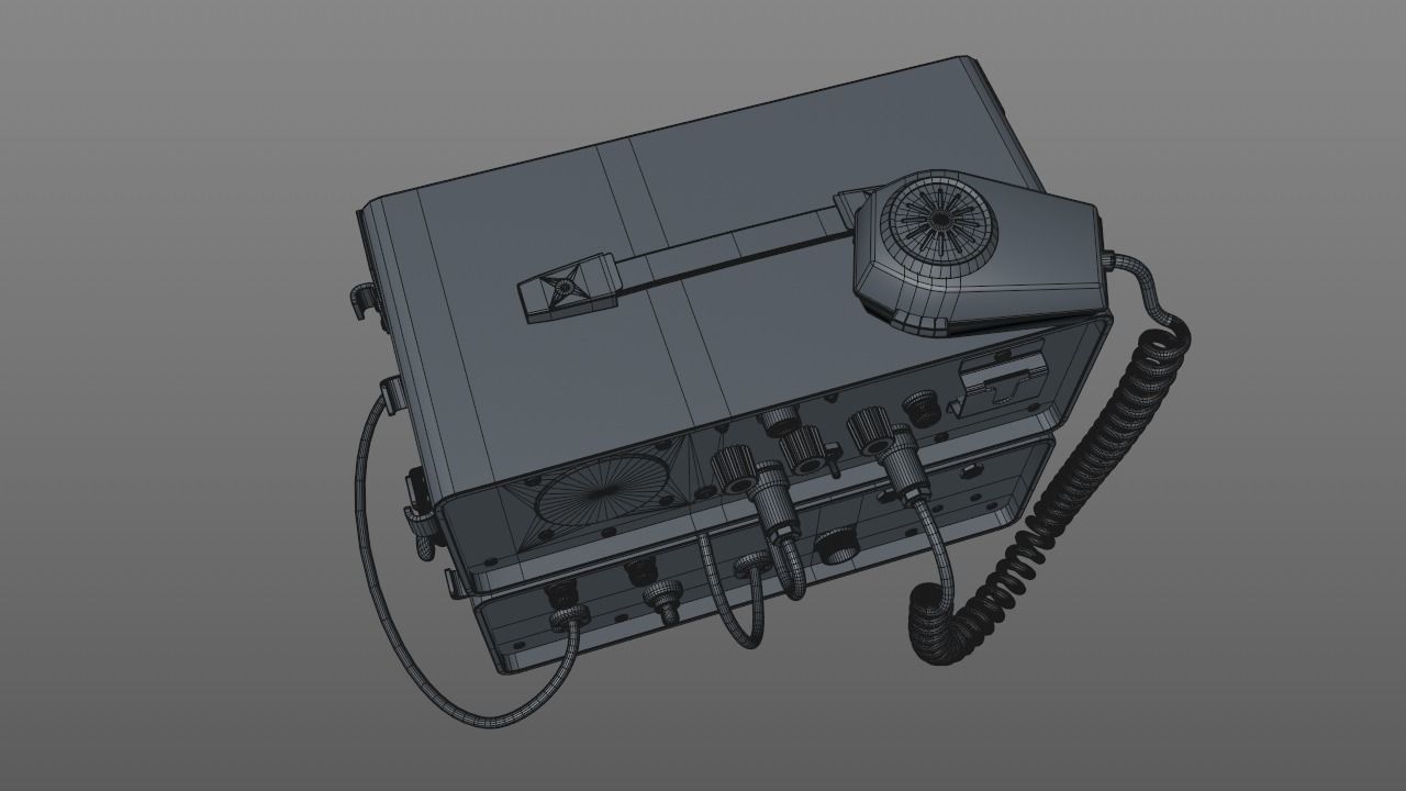 WW2 HAM Radio 3D model | CGTrader