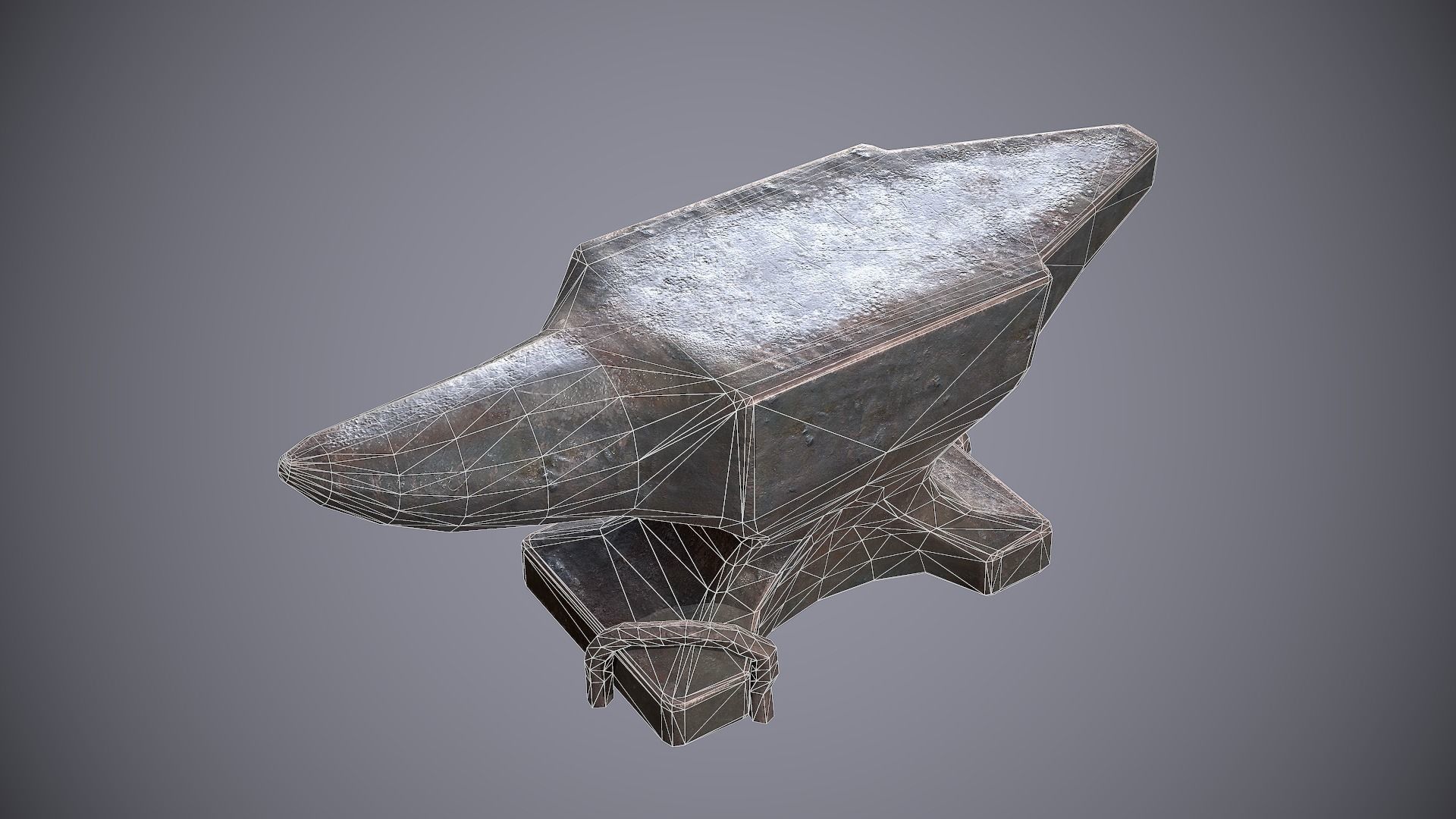 3D model Anvil Medieval VR / AR / low-poly | CGTrader