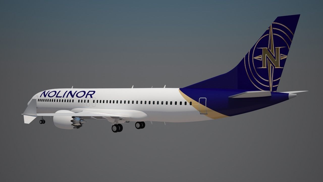 Nolinor Aviation 737 Aircraft 3D model | CGTrader