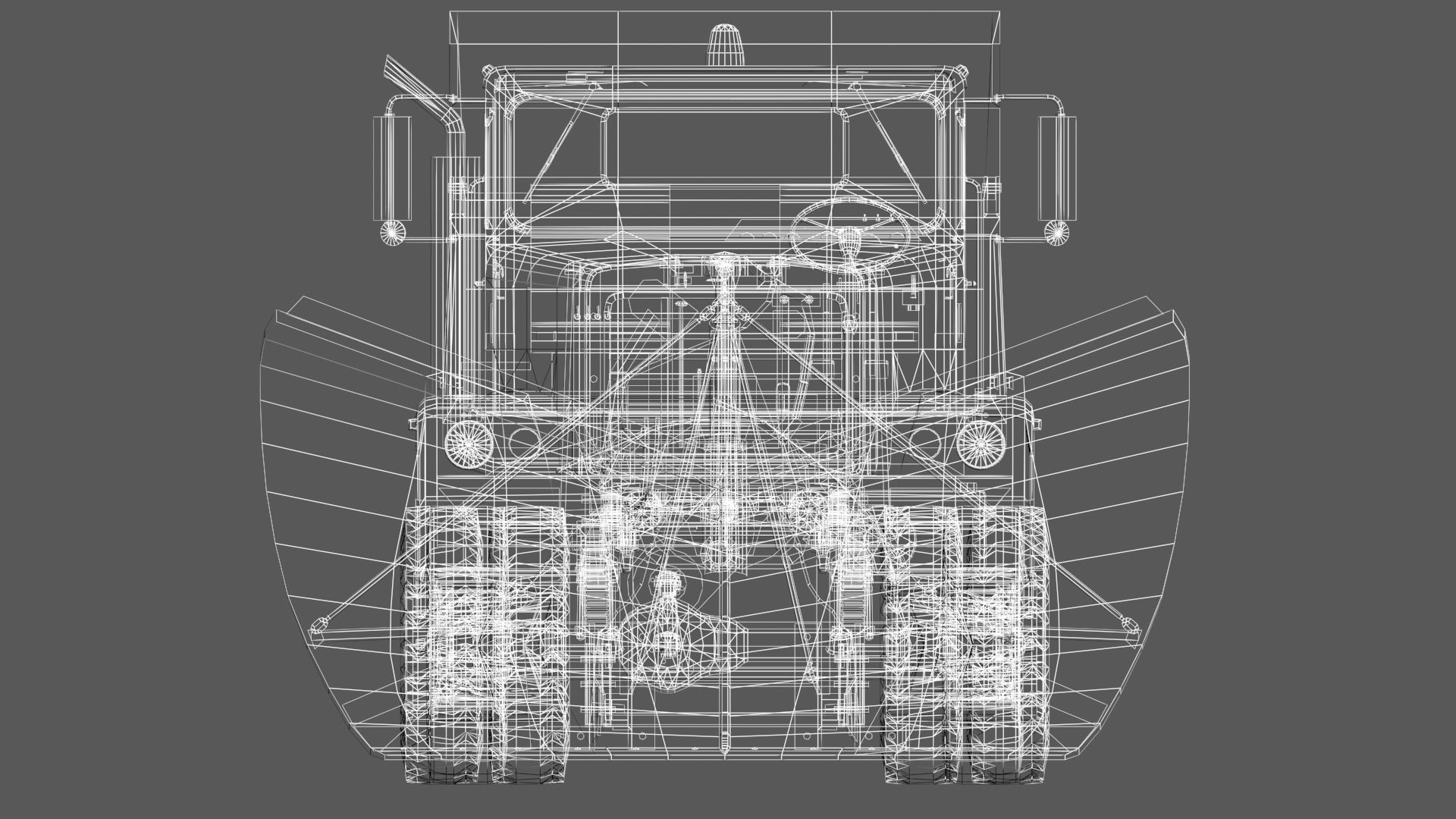 3D model FWD Tractioneer VR / AR / low-poly | CGTrader