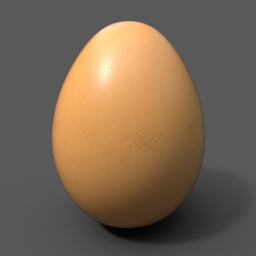 3D model game-ready Realistic Chicken Egg | CGTrader