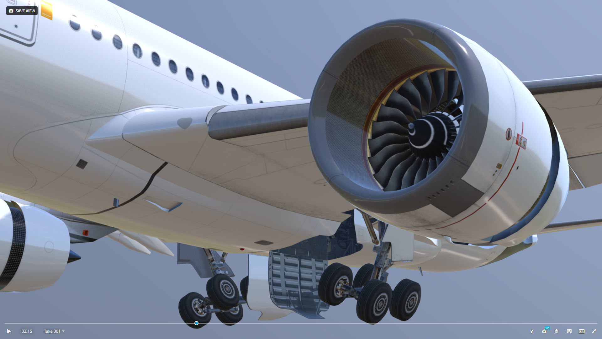 3D model Airbus A350-900 Lufthansa new color livery VR / AR / low-poly ...