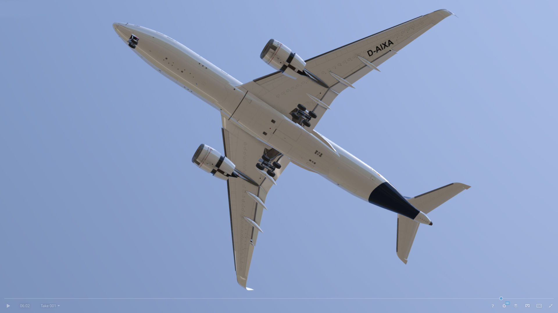 3D model Airbus A350-900 Lufthansa new color livery VR / AR / low-poly ...