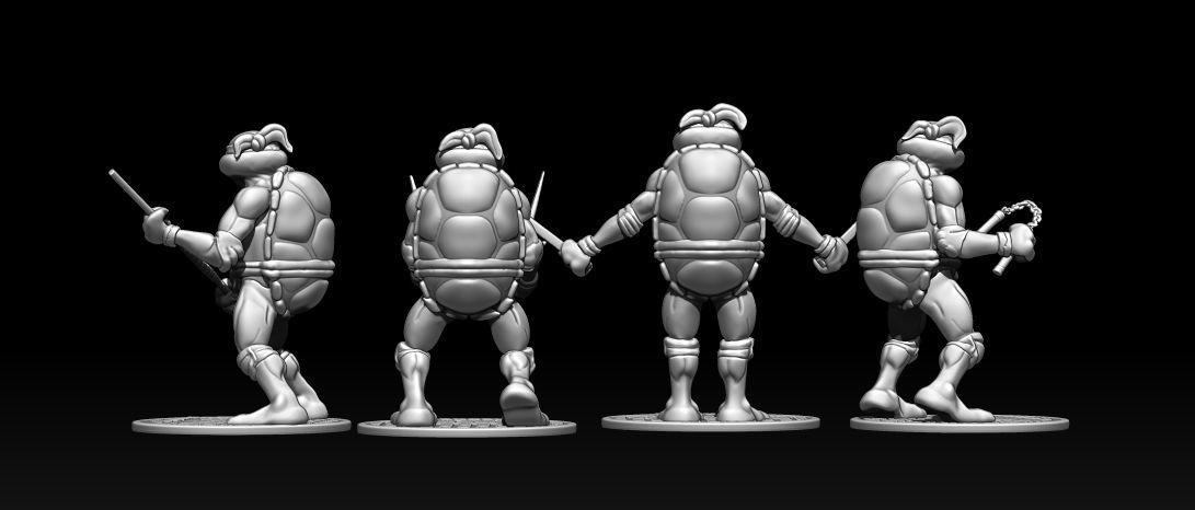 Teenage Mutant Ninja Turtles stl for printing 3D model | CGTrader