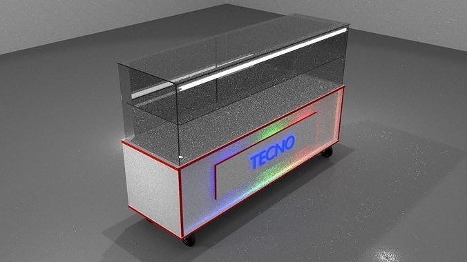 Shop or store display showcase free VR / AR / low-poly 3D model | CGTrader