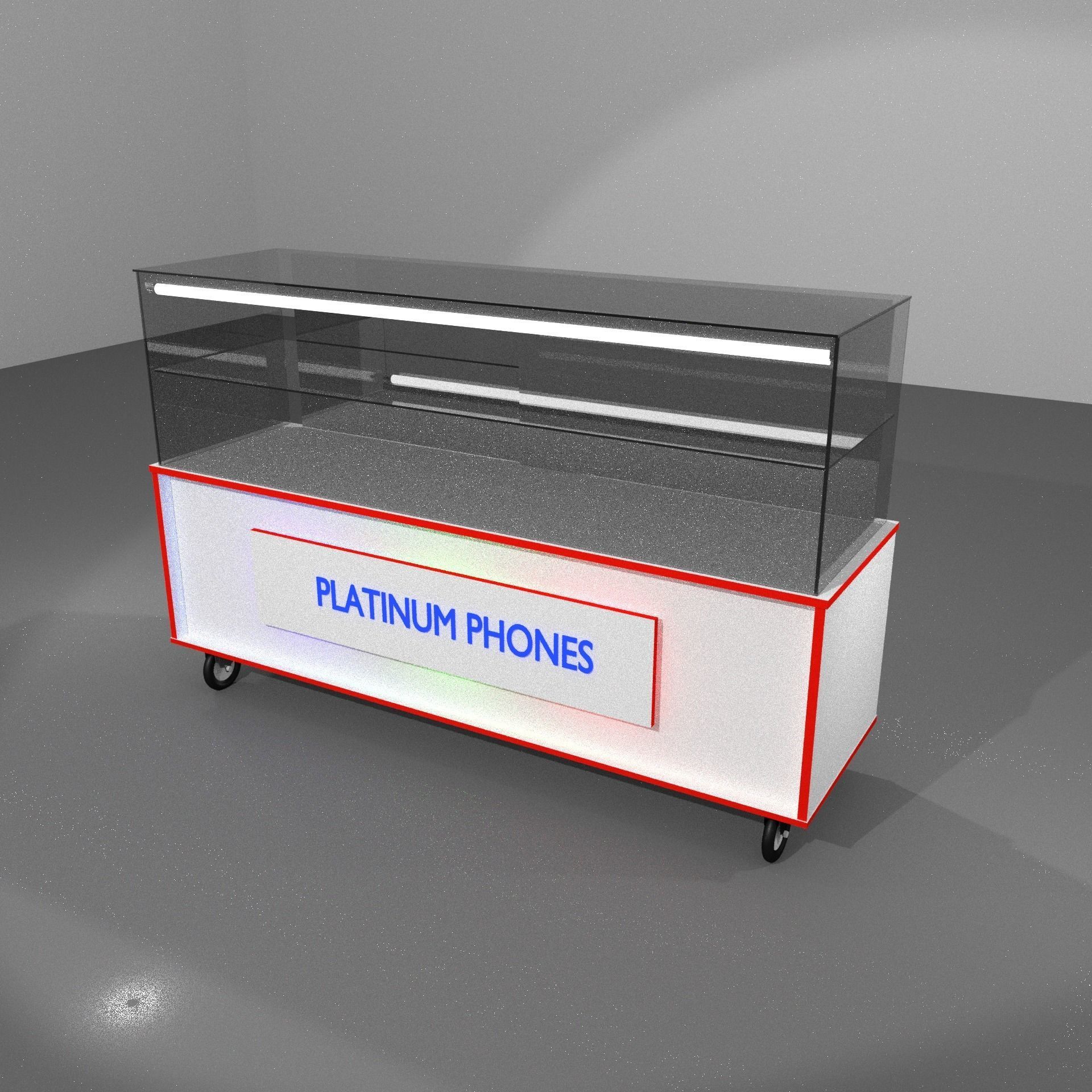 Shop or store display showcase free VR / AR / low-poly 3D model | CGTrader