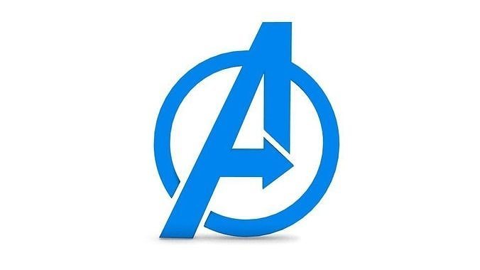 Avengers emblem - first 3D Print model 3D model 3D printable | CGTrader