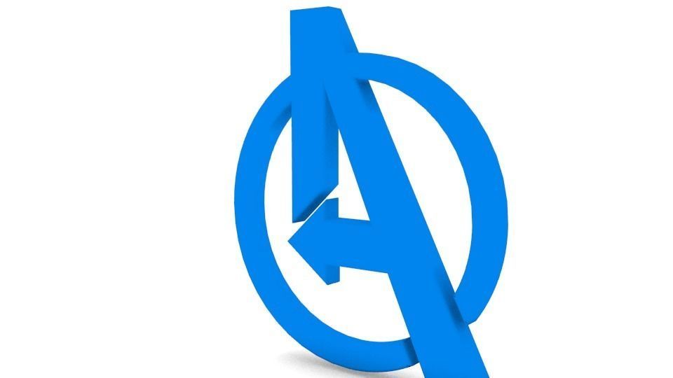 Avengers emblem - first 3D Print model 3D model 3D printable | CGTrader